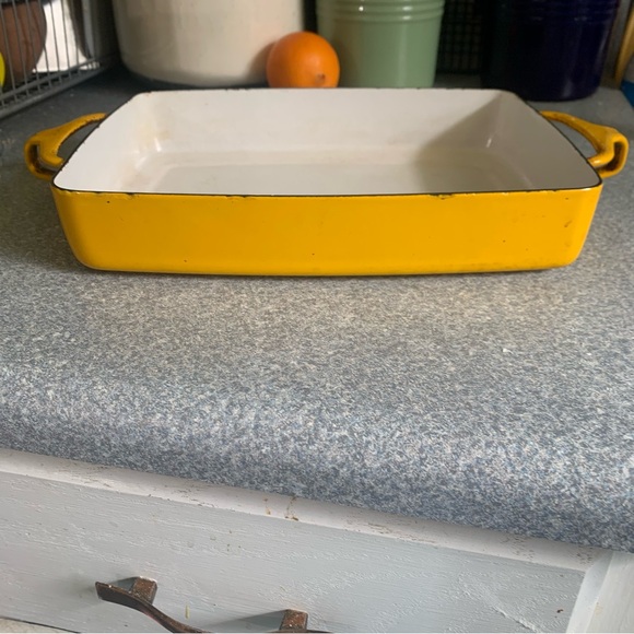 Dansk | Kitchen | Vintage Enamel Dansk Casserole Dish Red | Poshmark